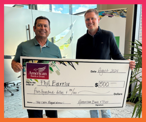 Swipe and Win | American Bank & Trust